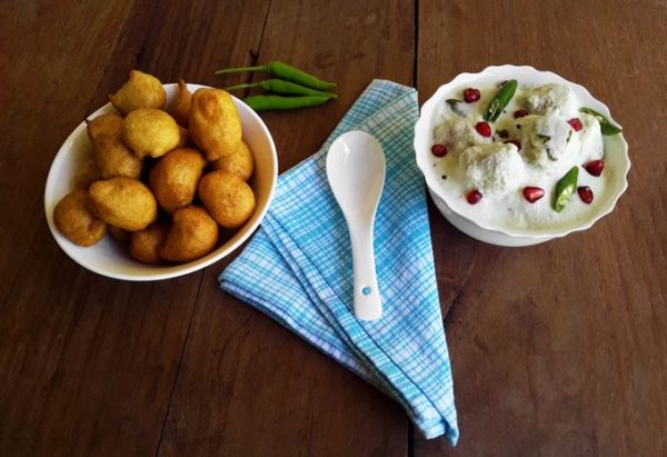 Masala Curd Vada - A delicious deep-fried black gram snack (Gluten Free ...